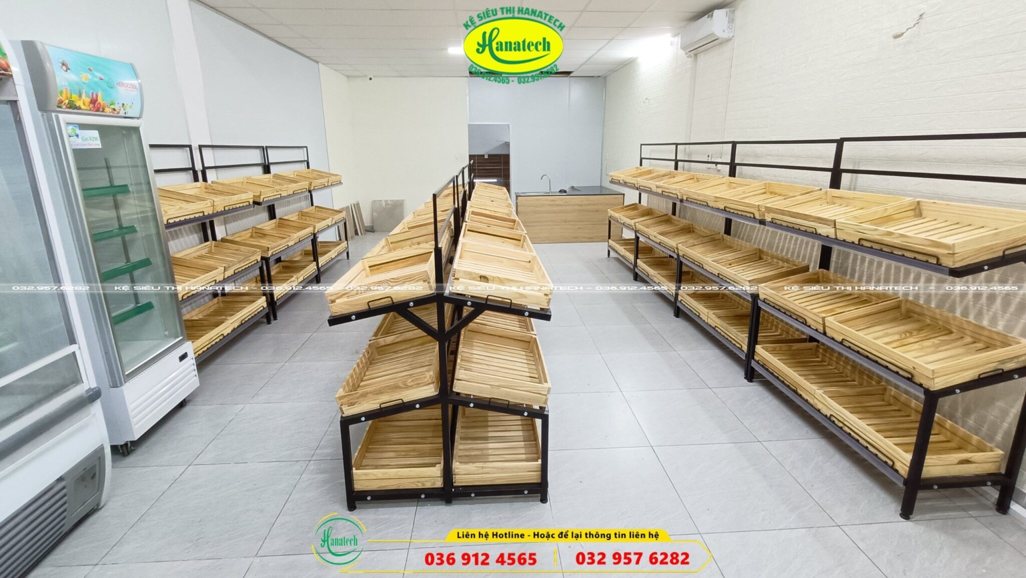 Kệ siêu thị Pleiku Gia Lai - Bảng báo giá kệ trưng bày bán hàng tại Pleiku